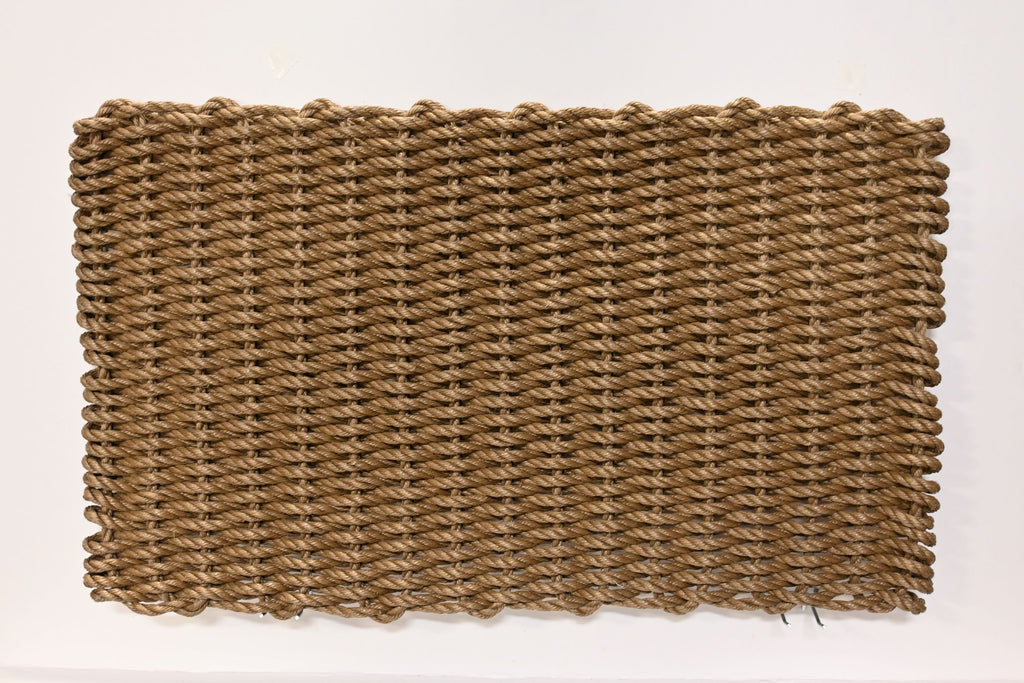 Solid Rope Mat - Brown – Maine Rope Mats