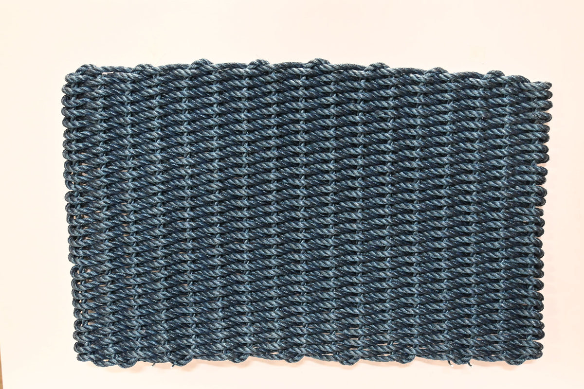 Solid Rope Mat - Navy – Maine Rope Mats