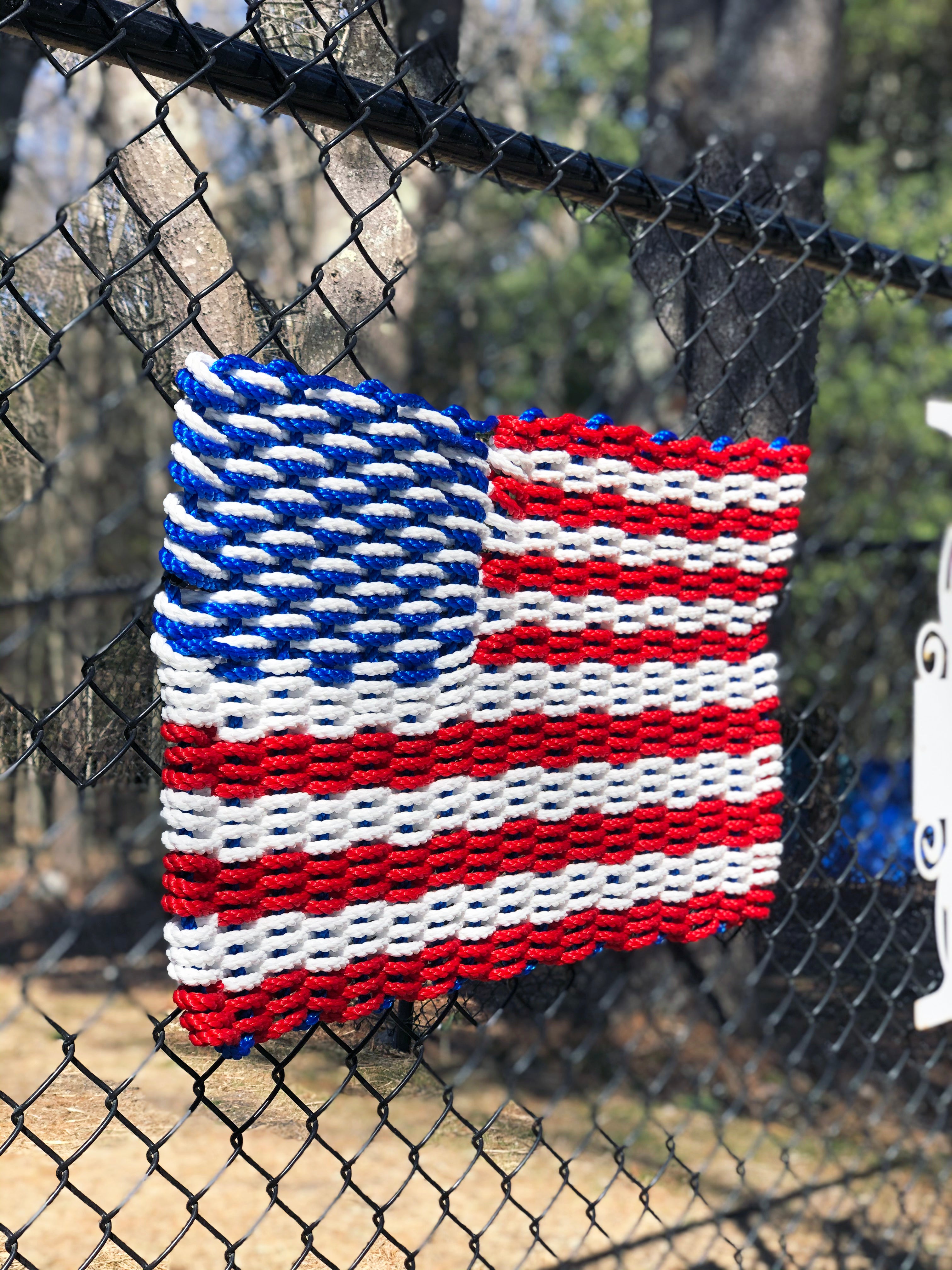 All American Rope Flag – Maine Rope Mats