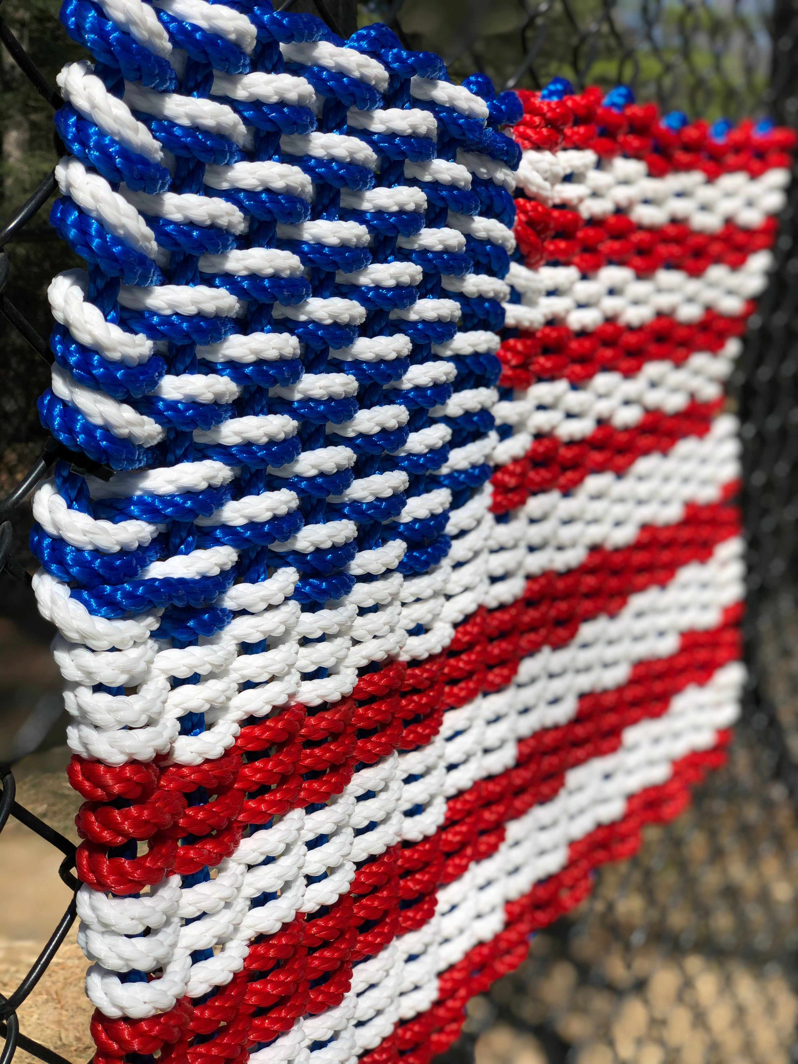 All American Rope Flag – Maine Rope Mats